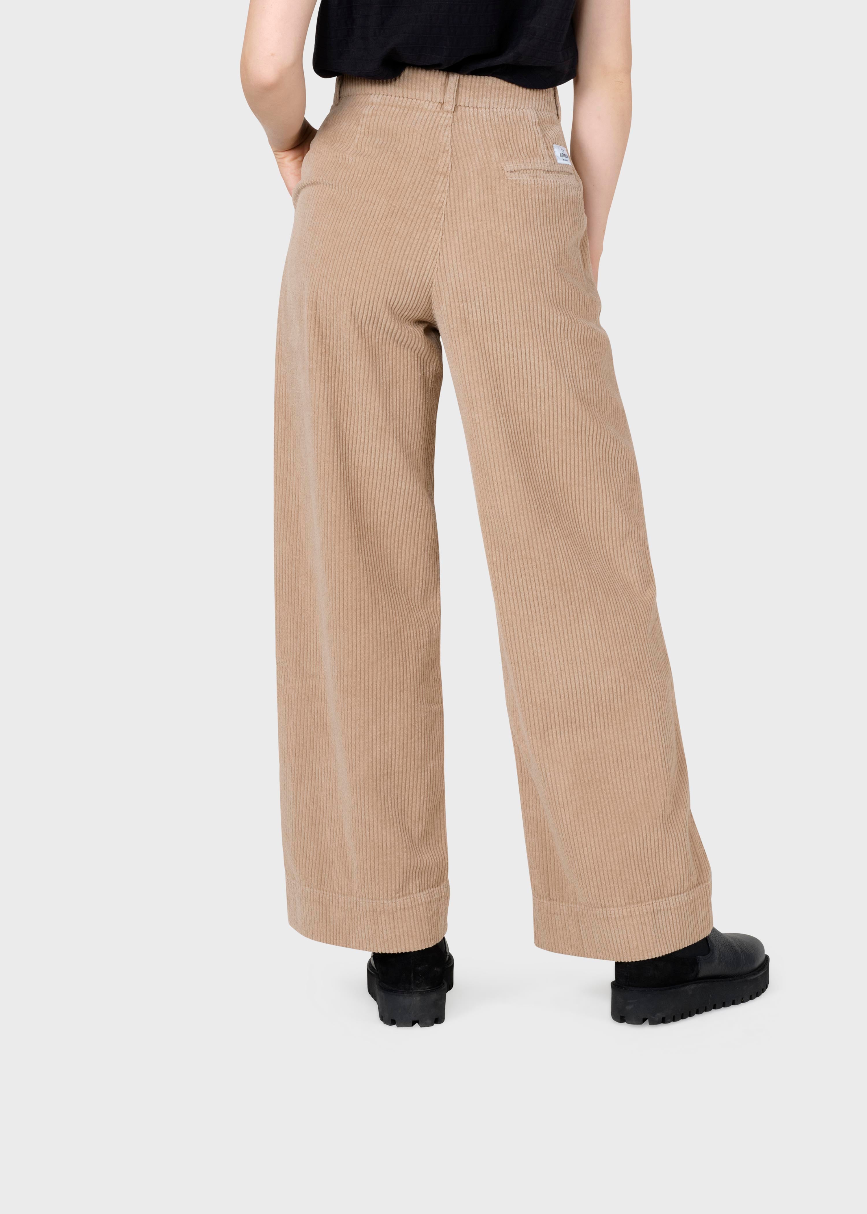 Lydia jumbo corduroy pants - Sand – klitmollercollective.com