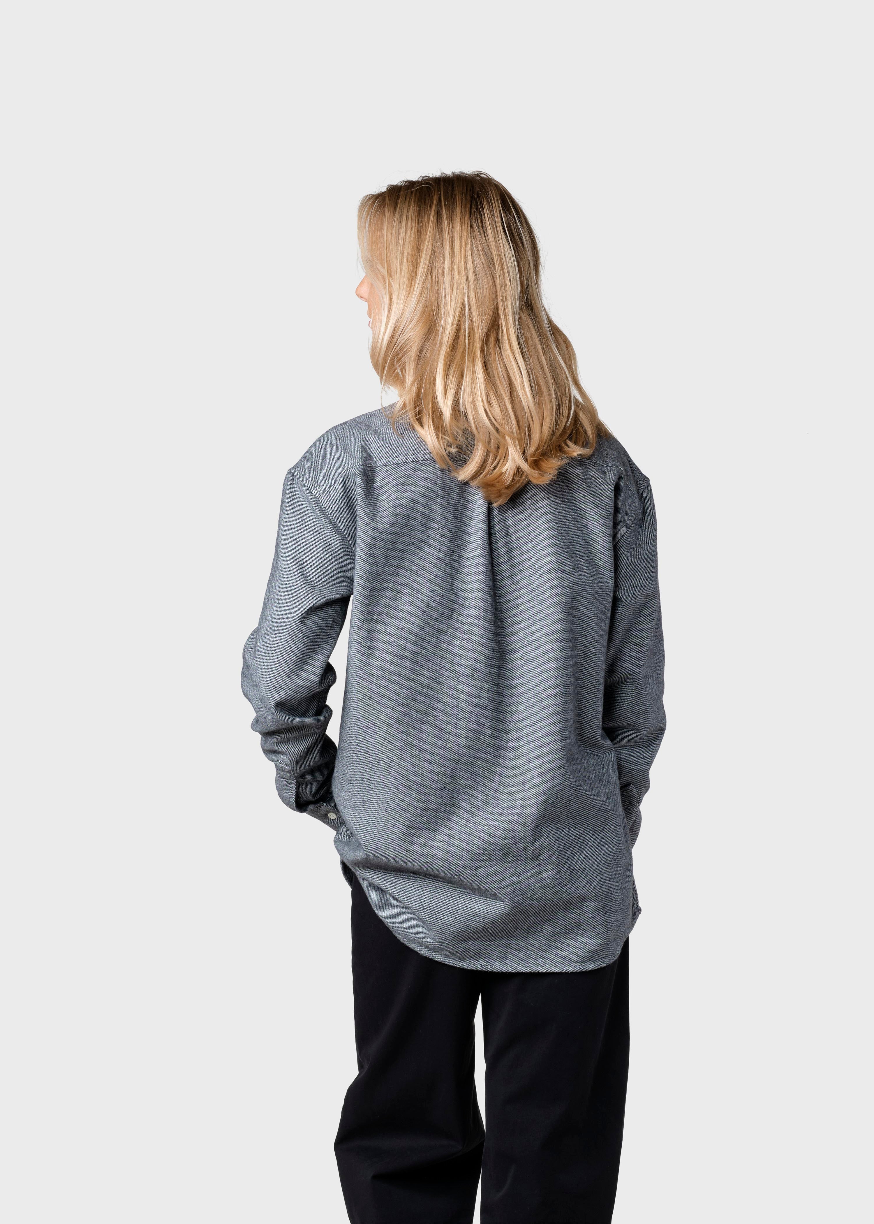 Mynthe lumber shirt - Light grey – klitmollercollective.com