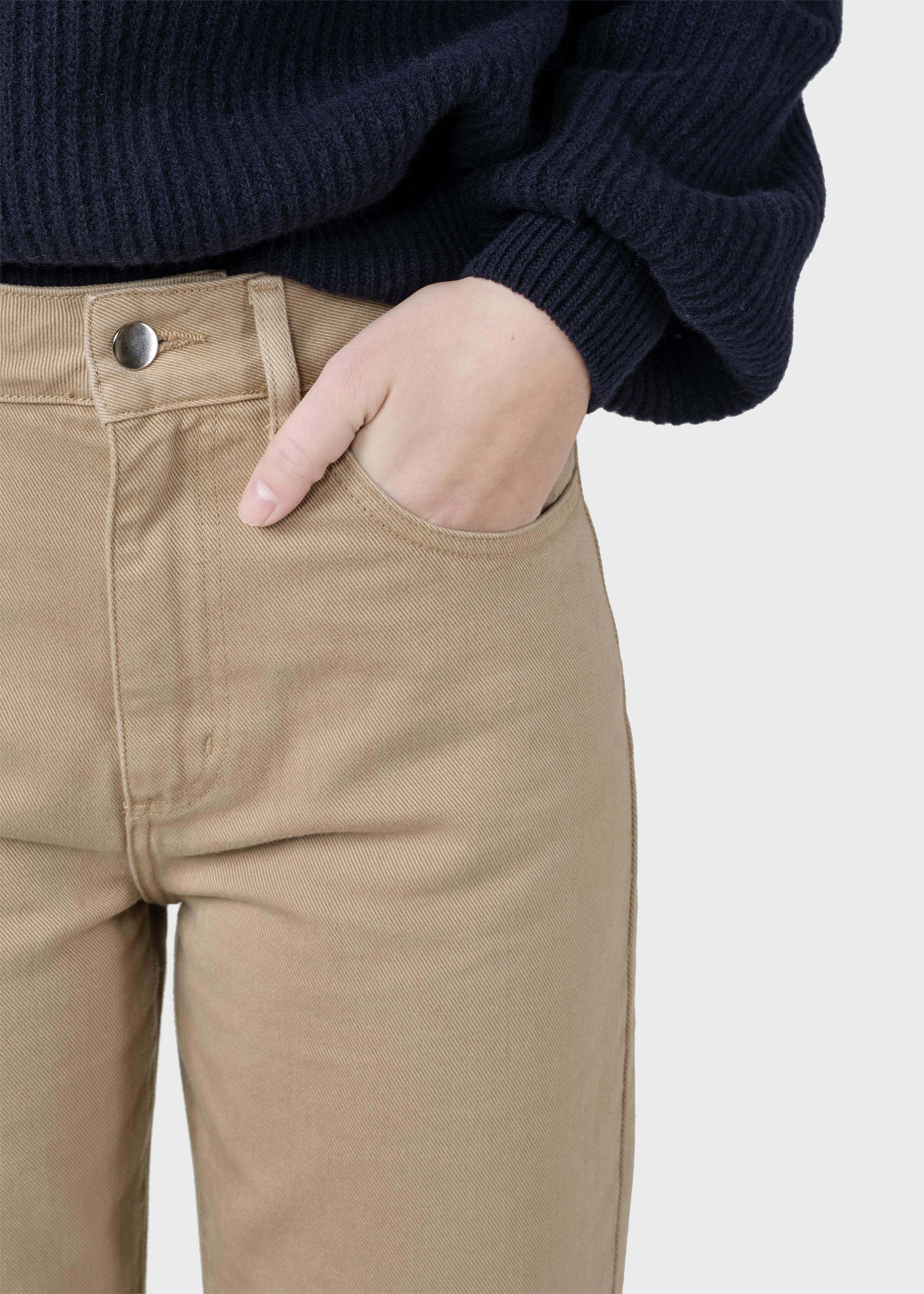 Rubi denim pants - Sand – klitmollercollective.com