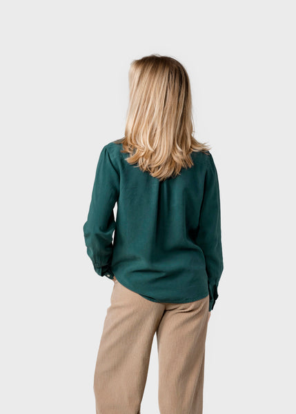 Simone shirt - Moss Green – klitmollercollective.com