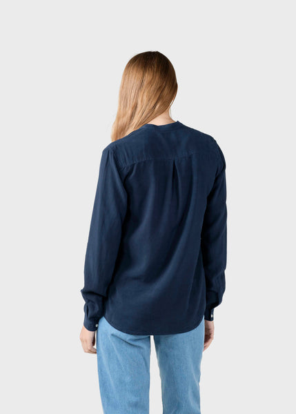 Simone shirt - Navy – klitmollercollective.com