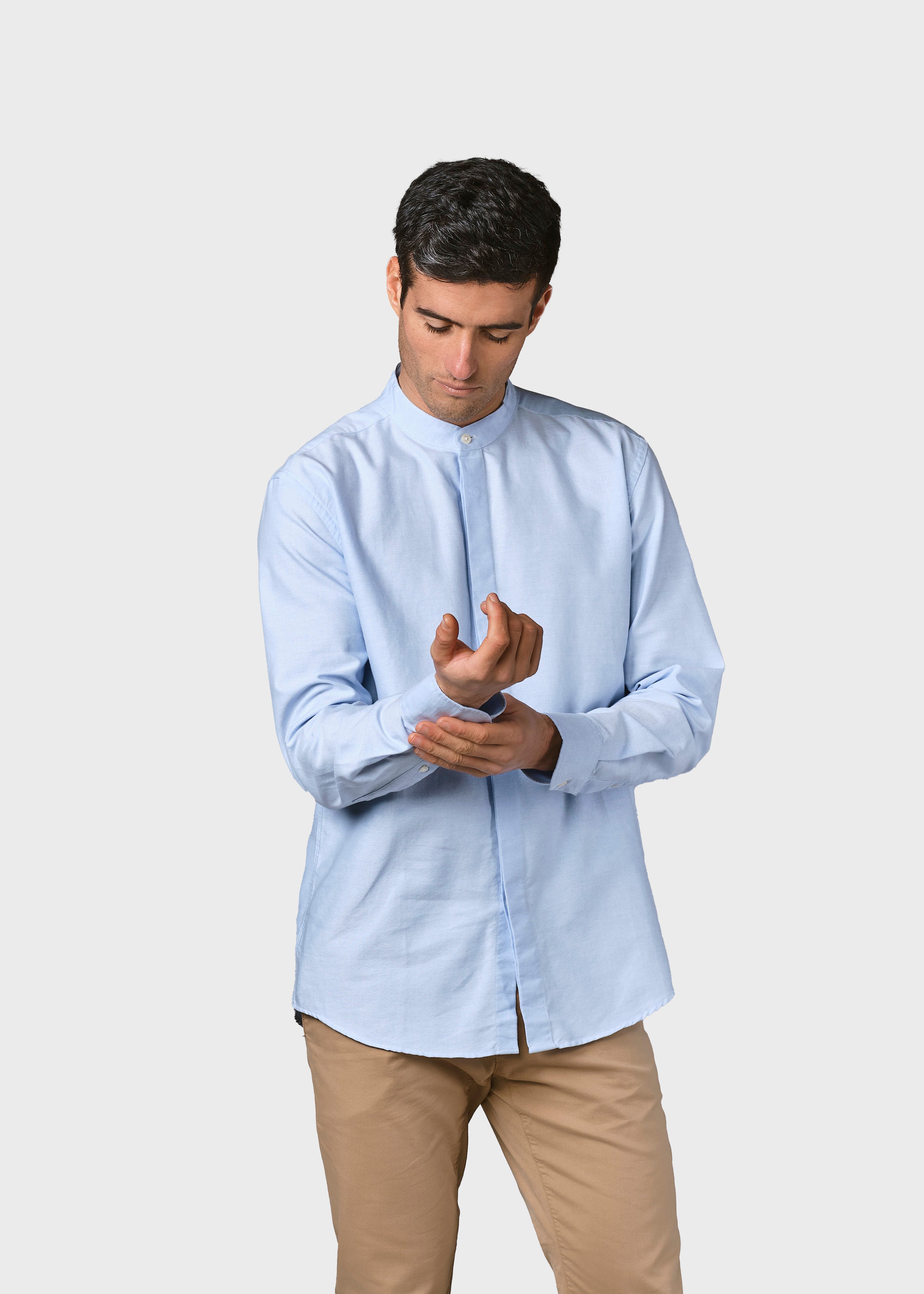 Simon shirt - Blue melange – klitmollercollective.com